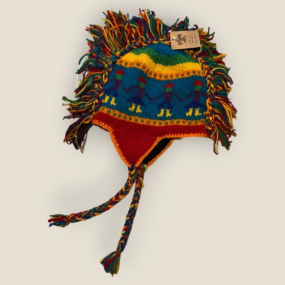 Accessories | Nepal 10 Wool Mohawk Earflap Cap | Poshmark